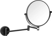 Sapho Sapho, X-ROUND BLACK závěsné kosmetické zrcátko průměr 190mm, černá, XR006B