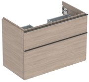 Geberit iCon - Umyvadlová skříňka, 89x62x48 cm, 2 zásuvky, dub 502.305.JH.1