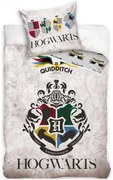 Bavlněné ložní povlečení Harry Potter - motiv Famfrpálové týmy - 100% bavlna - 70 x 90 cm + 140 x 200 cm
