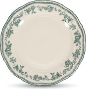 Zelený/slonovinový dezertní porcelánový talíř ø 21,5 cm Cyril – S|P Collection