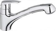 Grohe Eurodisc dřezová baterie s vytahovací sprškou chrom 32257001 G32257001