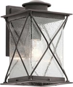 Venkovní retro lucerna Elstead ARGYLE 32 cm starý zinek IP44 1xE27