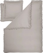 Livarno® Ložní povlečení z mikrovláknitého saténu, 220 x 240 cm, 70 x 90 cm (šedá)