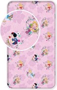 Jerry Fabrics Prostěradlo Princezny Pink 02 90x200x25 cm