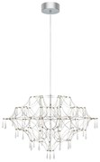 LED závěsné svítidlo ve stříbrné barvě ø 80 cm Efesos – Markslöjd