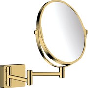 Hansgrohe AddStoris, kosmetické zrcadlo Ø 188 mm, leštěný vzhled zlata, HAN-41791990