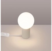 Sollux SL.1721 - Stolní lampa HALO 1xG9/8W/230V pr. 12 cm krémová