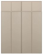 Krémová modulární skříň z borovicového dřeva 200x250 cm Daily – vtwonen