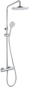 kielle Oudee - Sprchový set s termostatem, 23 cm, 3 proudy, chrom 20602020