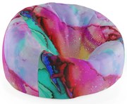 Sablio Sedací vak Cocoon Barvičky - 115 x 75 x 45 cm