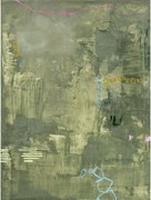 Ručně malovaný obraz na plátně 88x118 cm Green Petite – Malerifabrikken
