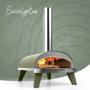 PIANA pizza pec na peletky Ziipa Barva: Eukalyptová zelená