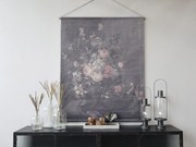 Nástěnná vintage mapa s květy Floral print IV - 124*145cm