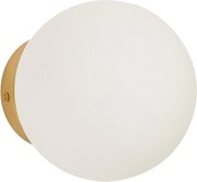 Bílé/ve zlaté barvě nástěnné svítidlo ø 15 cm Brisia – Kave Home