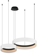 Závěsné LED svítidlo Orbita, 2x LED 72w, 4000k, w/b
