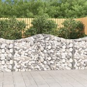 Klenuté gabionové koše 12ks 200x30x100/120cm pozinkované železo 3145440