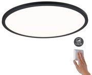 Paulmann 70999 Atria Shine, černé stropní svítidlo s korónou, 22W LED 3000K tříkrokové stmívání, průměr 42cm