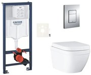 Závěsný wc set do lehkých stěn / předstěnová montáž GROHE Euro Ceramic SIKOGRSEUE