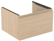 Ideal Standard Finesse - Umyvadlová skříňka, 60x51x37 cm, 1 zásuvka, bílý dub E3391US