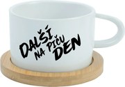 DALŠÍ NA PIČU DEN - bílý hrníček makronka 200 ml