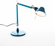 Artemide A011850 Tolomeo Micro tavolo, modrá stolní lampa, 1x46W E14, 45+37cm