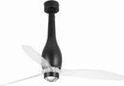 FARO 32003-10 ETERFAN M LED, černá/transparentní, stropní ventilátor s DC motorem - FARO