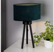 Duolla - Stolní lampa OVAL 1xE27/15W/230V pr. 30 cm zelená