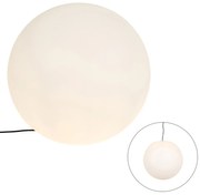 Moderní venkovní lampa bílá 56 cm IP65 - Nura
