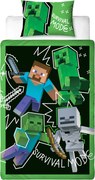 Dětské ložní povlečení, 140 x 200 cm, 70 x 90 cm (Minecraft)