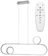 Toolight LED závěsné stropní svítidlo APP810-CP CHROM + dálkové ovládání