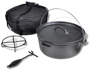 Litinový hrnec 11,3 L Dutch Oven s příslušenstvím
