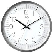 JVD Antracitové nástěnné tiché netikající hodiny JVD JVD HX8019.3