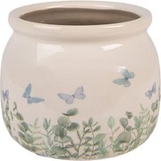 Dekorativní obal na květináč Butterflies Home S - Ø 12*10 cm
