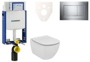 Cenově zvýhodněný závěsný WC set Geberit k zazdění + WC Ideal Standard Tesi 110.302.00.5NE6