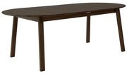 Hnědý rozkládací jídelní stůl z dubového dřeva 100x220 cm Amalfi – Hammel Furniture