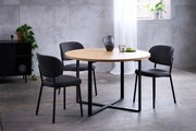 Designová jídelní židle Calixte tmavě šedá