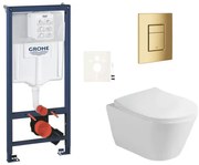 Závěsný wc set do lehkých stěn / předstěnová montáž Glacera Ava SIKOGRSAVASCGL0