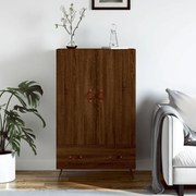 Skříň highboard hnědý dub 69,5 x 31 x 115 cm kompozitní dřevo