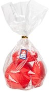 Krab - svíčka malý plaváček, červená - 4 ks