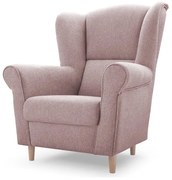 IDZ Křeslo LOFT 1 Barva látky: Růžová (Avra 10)