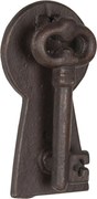 Litinový klepač "Klíč" - 13 cm