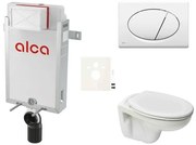 Cenově zvýhodněný závěsný WC set Alca k zazdění + WC S-Line S-line Pro SIKOAP1