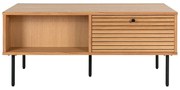 Konferenční stolek s deskou v dubovém dekoru v přírodní barvě 50x100 cm Kyoto – House Nordic