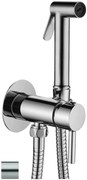 Paffoni Bidet Kit - Set pákové baterie pod omítku s bidetovou sprškou, nerez ZDUP110ST
