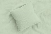 Celoroční mušelínový povlak na polštářek Salvia - GOTS Velikost: 40 x 40