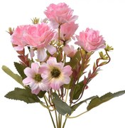 Umělé květiny růžové kopretiny – 29 cm