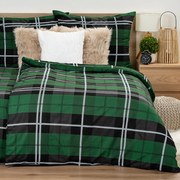 4Home Bavlněné povlečení Green Classic, 140 x 200 cm, 70 x 90 cm