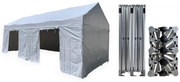 Nůžkový párty stan 4x6 m/6 noh TENTino GABLED EXTREME Barva opláštění (Zvolte variantu): 11A - ČERNÁ
