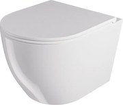UPTrend Závěsný WC komplet bez příruby MILAGRO VORTEX TR2210R včetně Soft-Close sedátka, bílá lesk