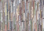 Fototapeta na zed' Barevná Dřevěná Prkna | 360 x 254 cm | DFTS1321